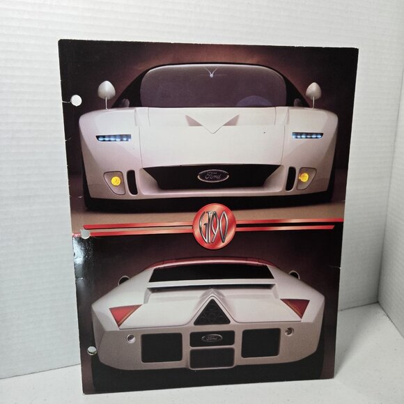 Unbranded | Office | Vintage Ford Gt9 Concept Car Folder Binder Folder ...